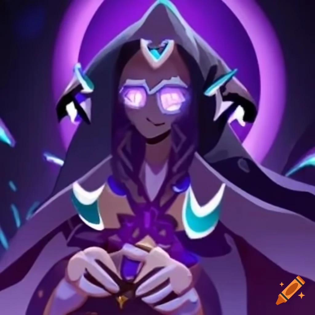 Image of the powerful void archmage character in cookie run game