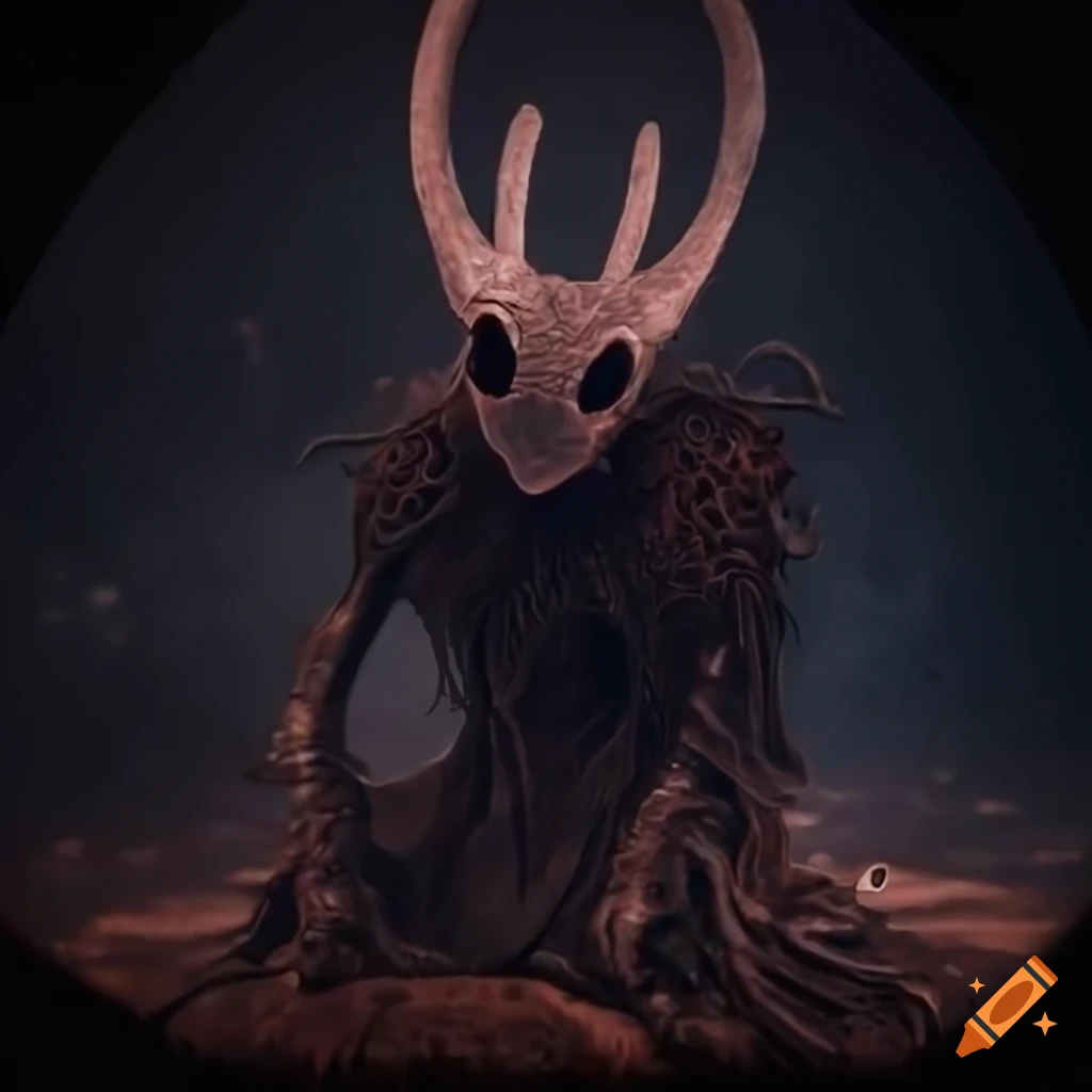 Digital art of a terrifying demonic creature on Craiyon