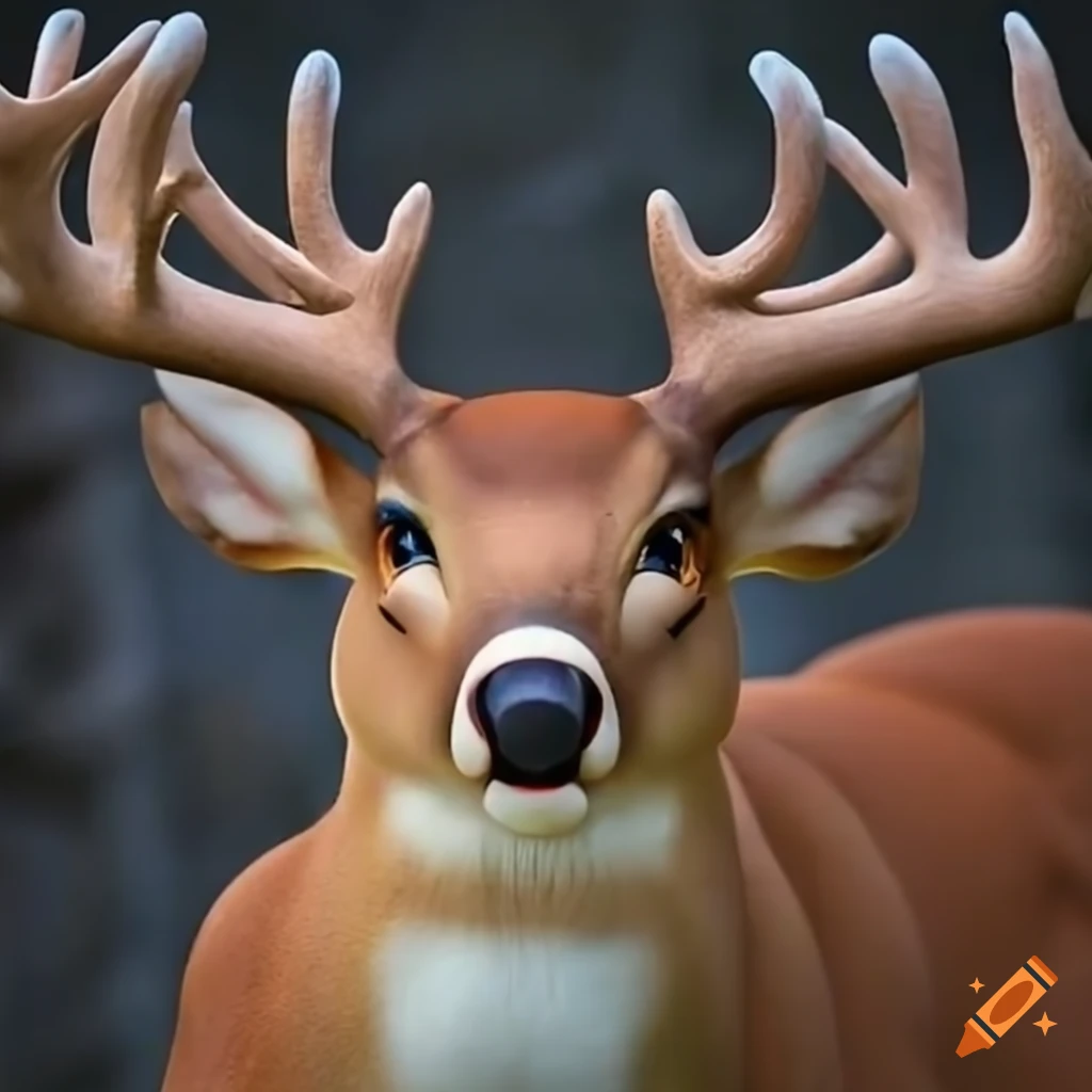 Mashup of mario and a deer on Craiyon