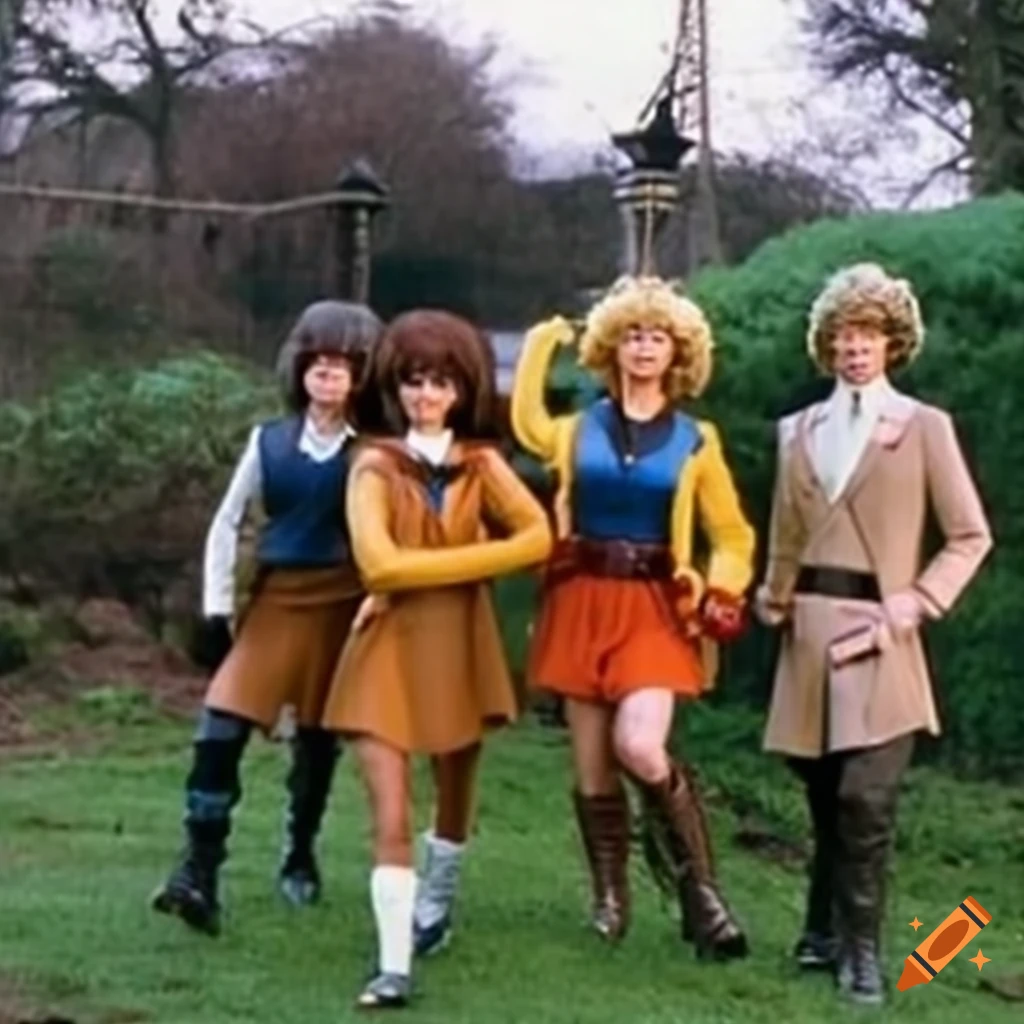 Retro scene from 1980s Doctor Who on Craiyon