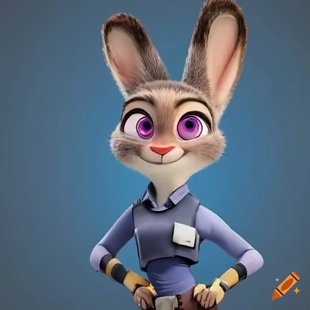 Judy rabbit from zootopia on Craiyon