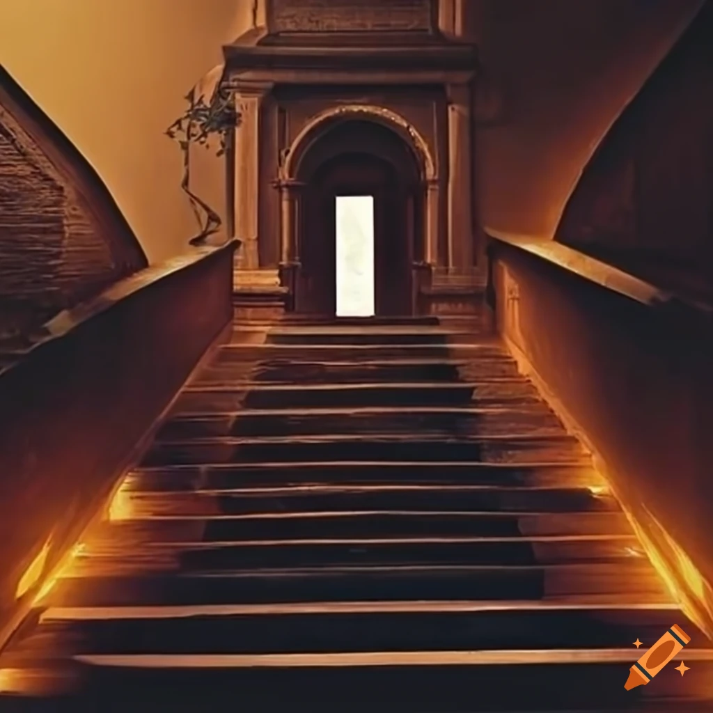 Abstract image of 28 steps on Craiyon