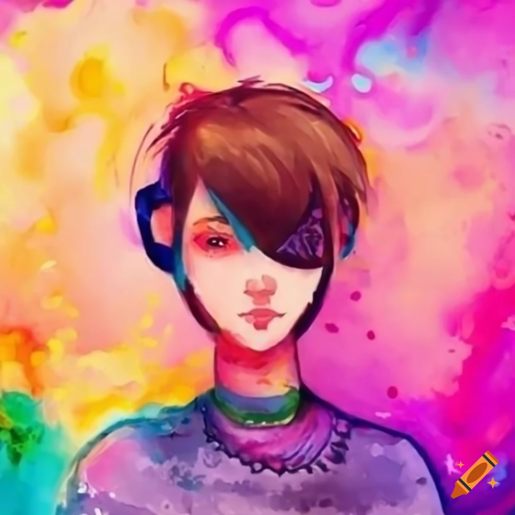 2d style gamer profile picture on Craiyon