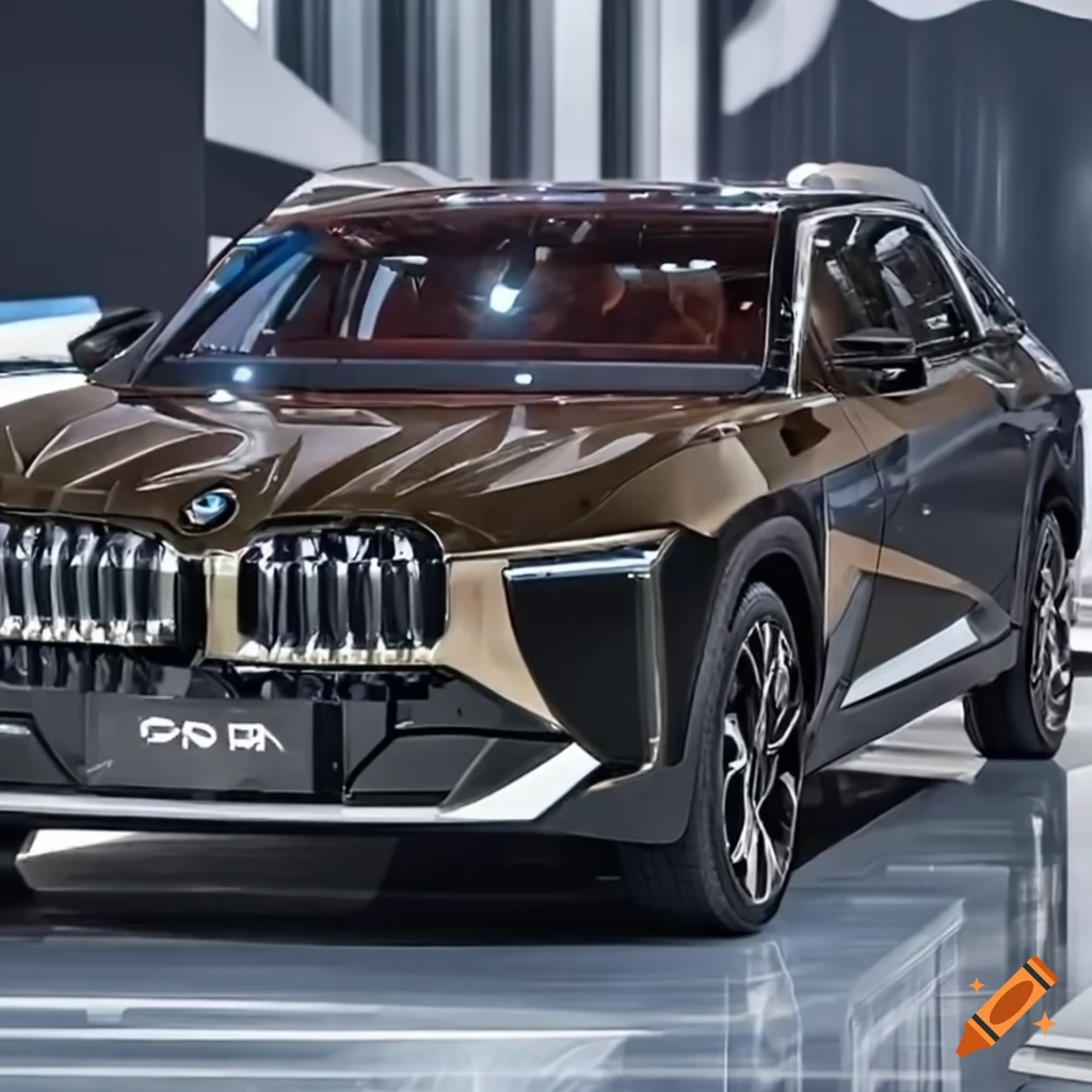 Black bmw xm suv at seoul motor show on Craiyon