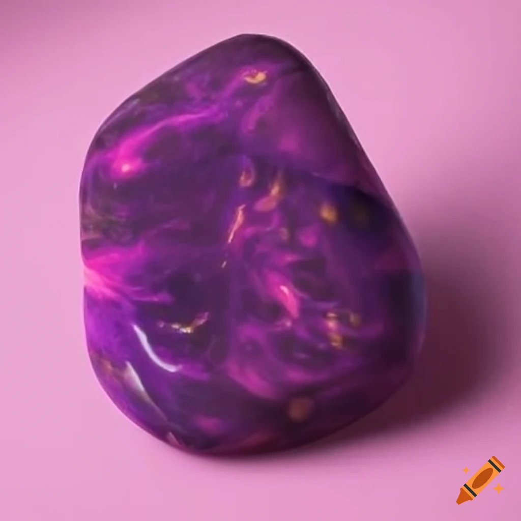 Image of a purple magical gemstone