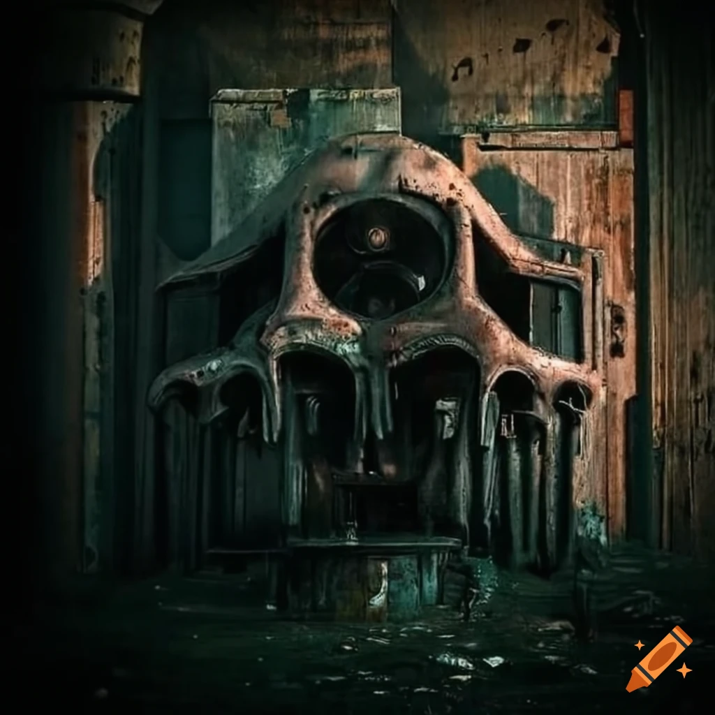 Inside the ultra modern surrealist art gallery of rusty junk sculpture ...