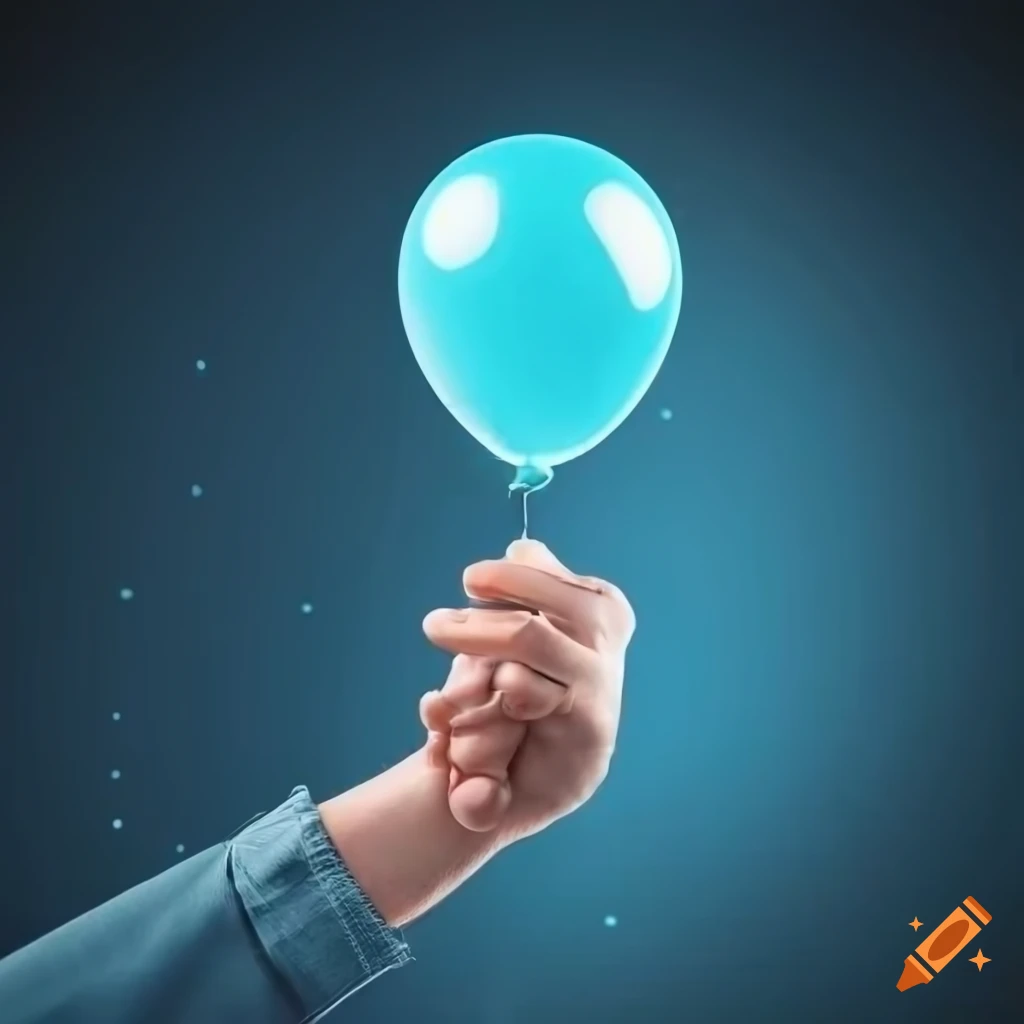 Two people sharing an electric balloon on Craiyon