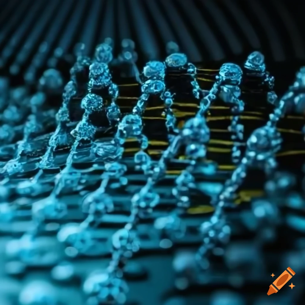 Nano particles on transparent background on Craiyon