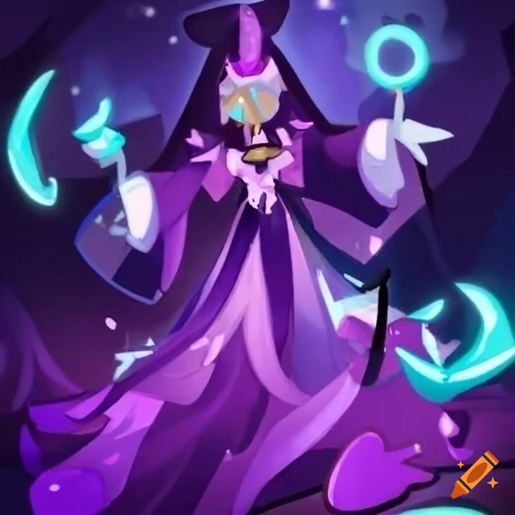 Thunder warrior cookie from cookie run in a dynamic lighting fantasy ...