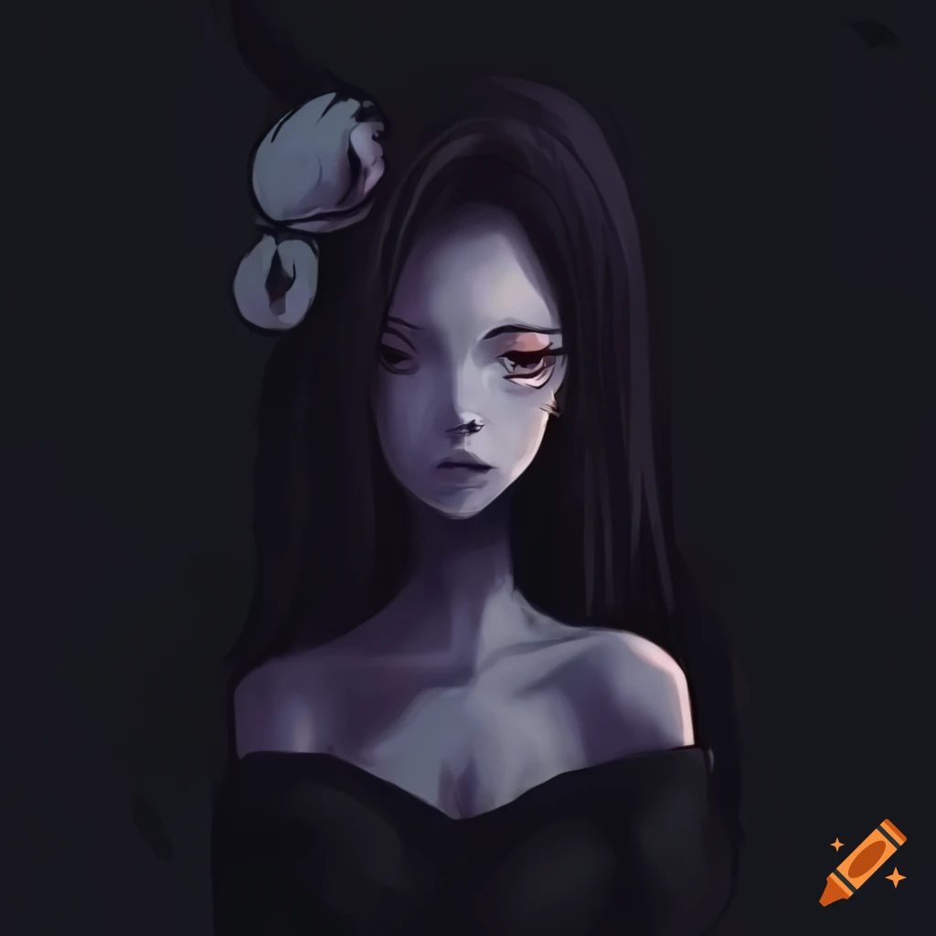 Dark and cute minimalist art on Craiyon