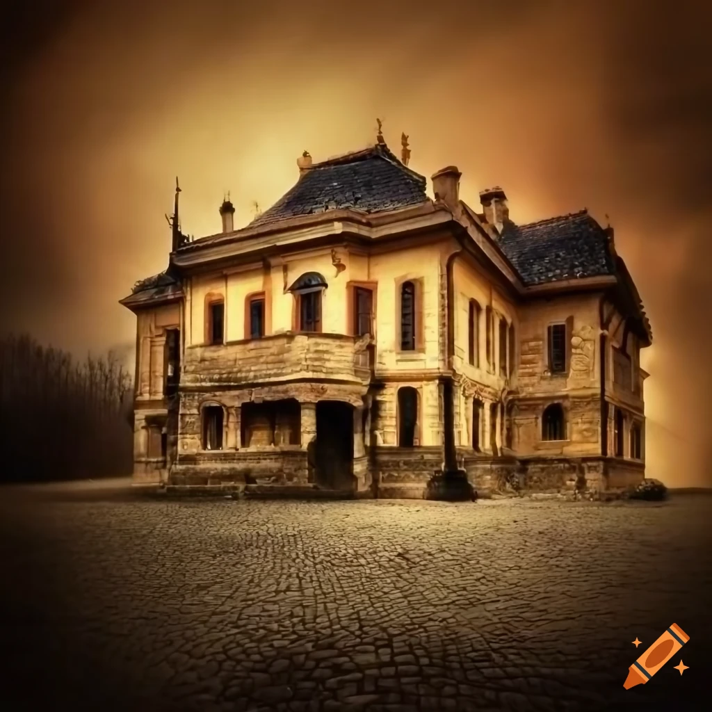 Photo of afumati romania manor on Craiyon