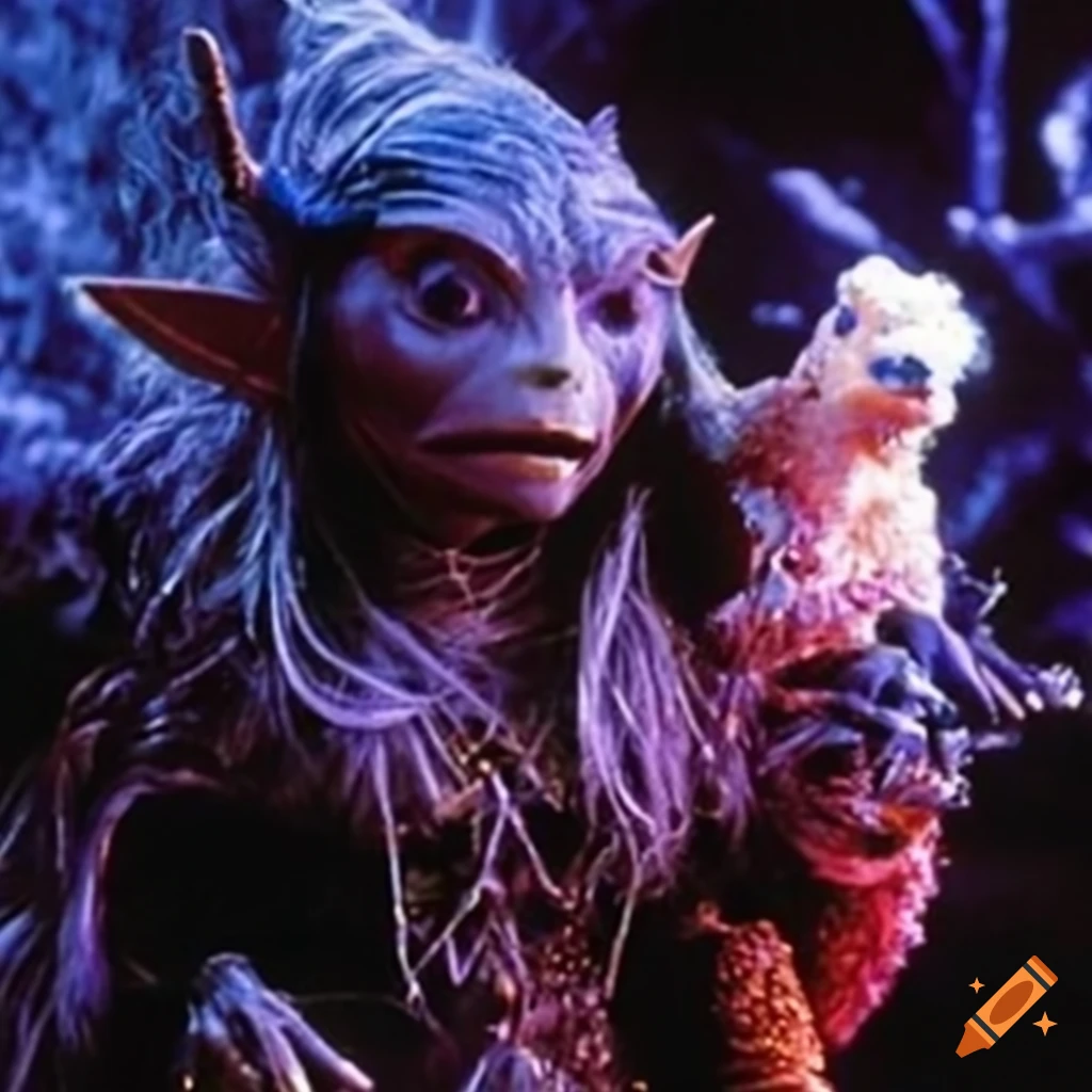 Miami vice inspired scene from the dark crystal