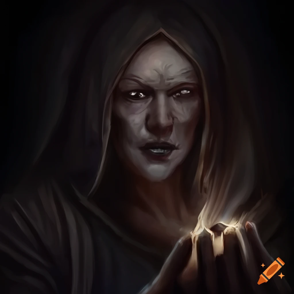 Vampire character on Craiyon