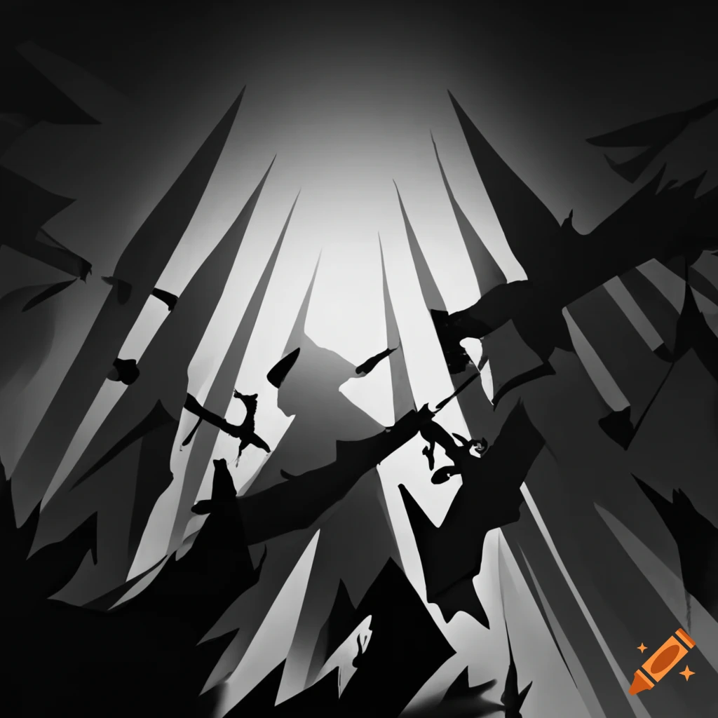 High contrast background with value gradient on Craiyon