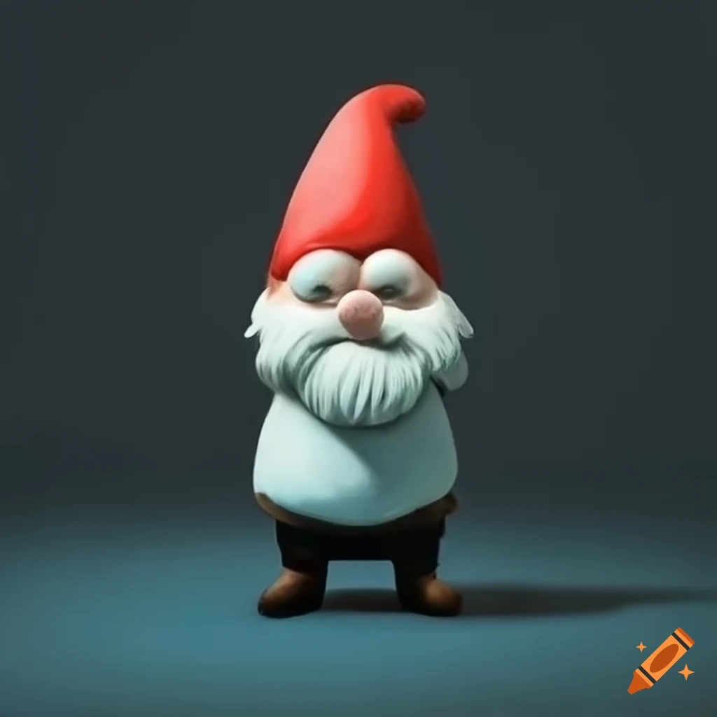 Smiling gnome on Craiyon