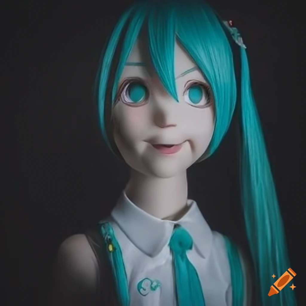 Hatsune miku as a warhammer 40k tech-priest explorator in red robes and jackets with mechanical ...