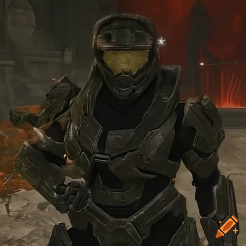90s simpsons screencap from halo: combat evolved on Craiyon