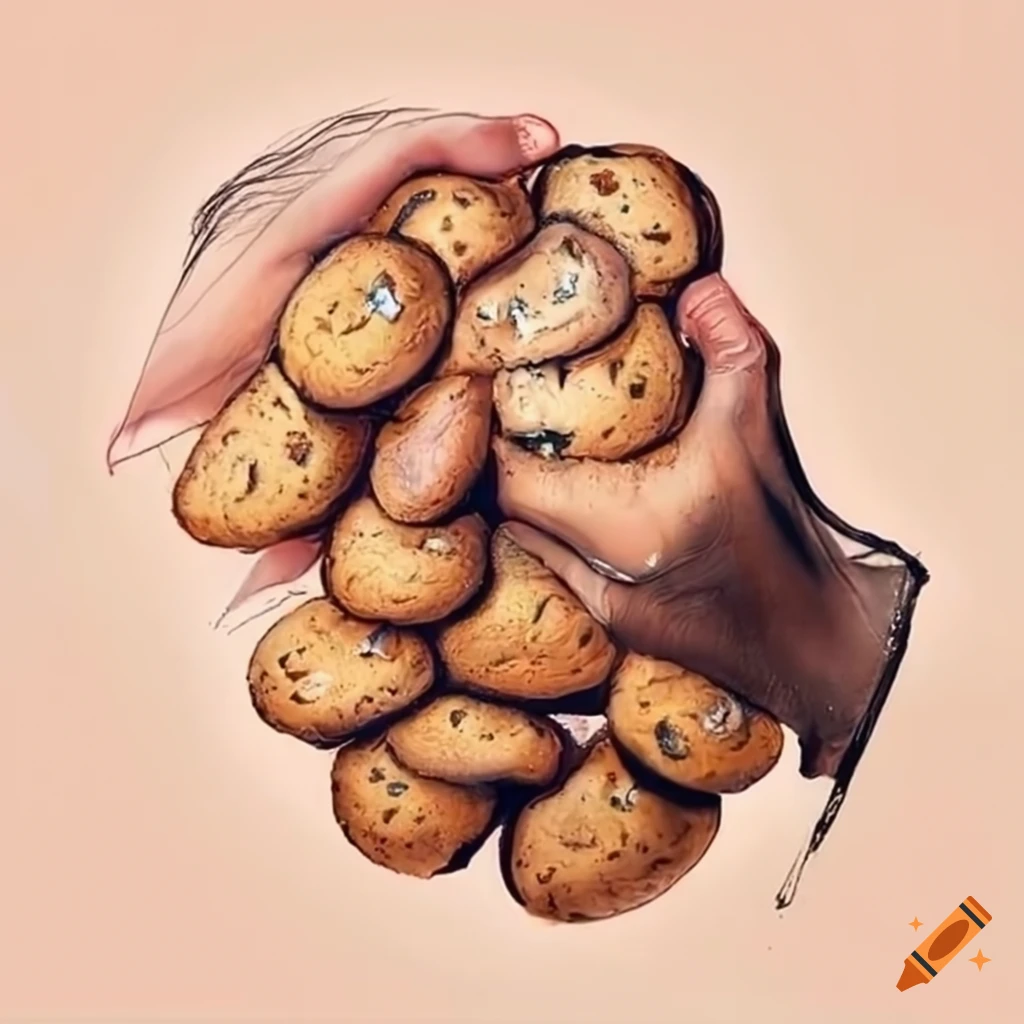 Cookies in watercolor style on Craiyon