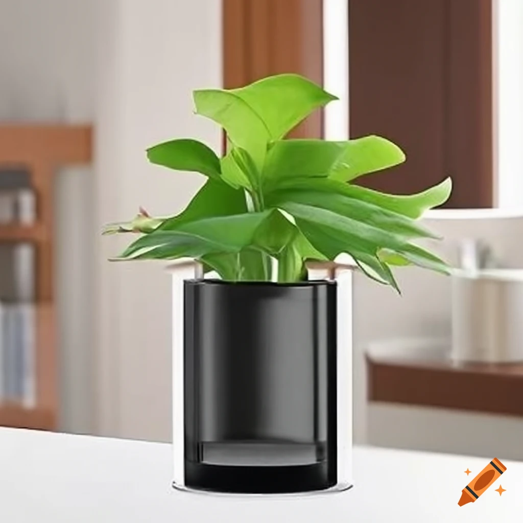 Innovative plant pot with self-watering feature