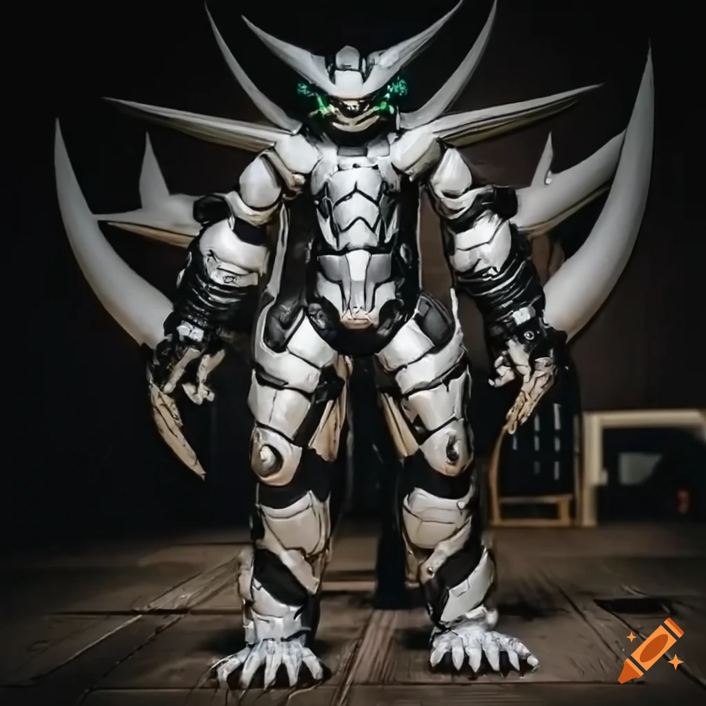 Snapping turtle kaiju cyborg in futuristic armor on Craiyon