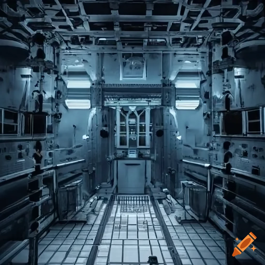 Image of a high-tech underground laboratory on Craiyon