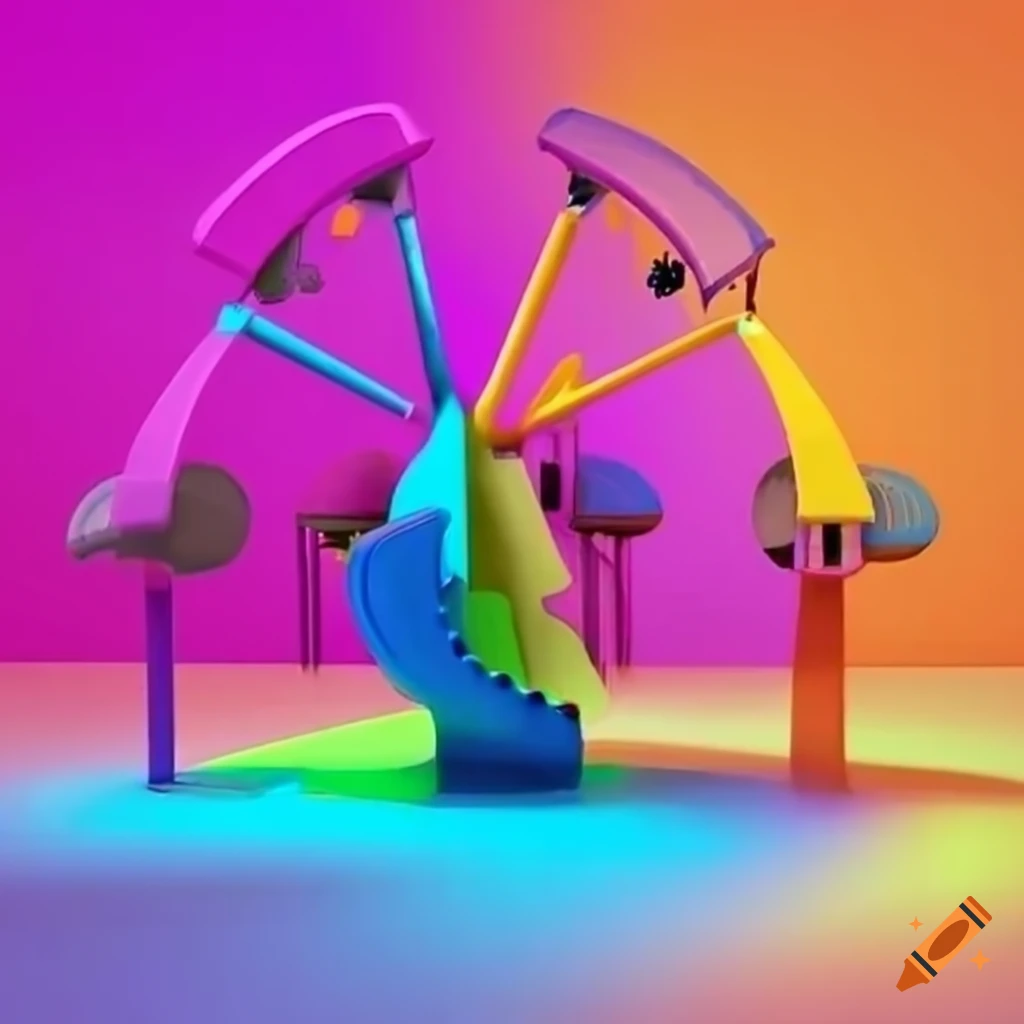 Colorful Surreal Playground