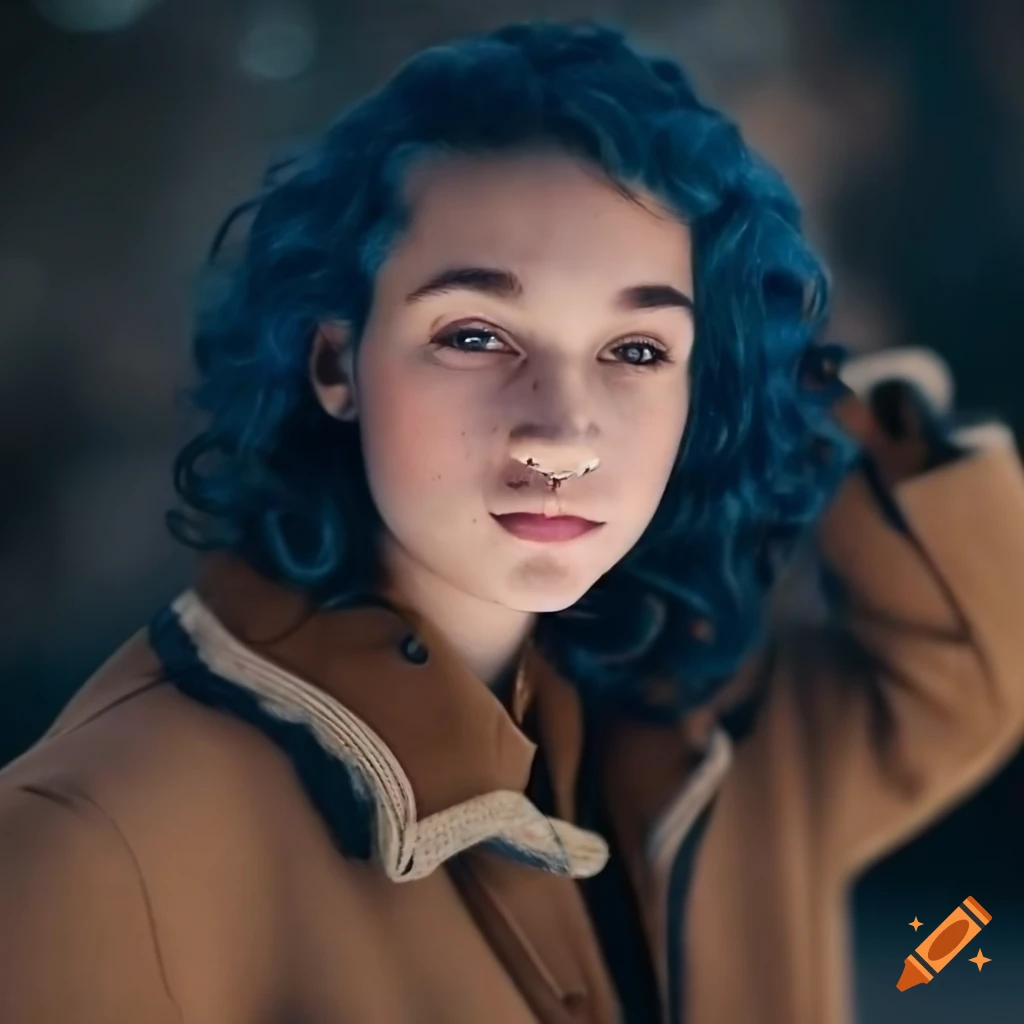 Androgynous person with brown skin and piercings