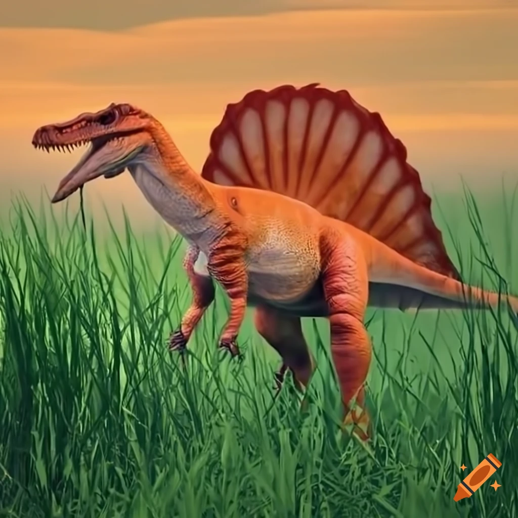 Spinosaurus Kleurplaat Cartoon Clipart Of A Happy Talking Spinosaurus