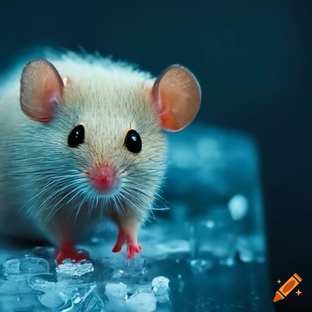 Mice on ice on Craiyon