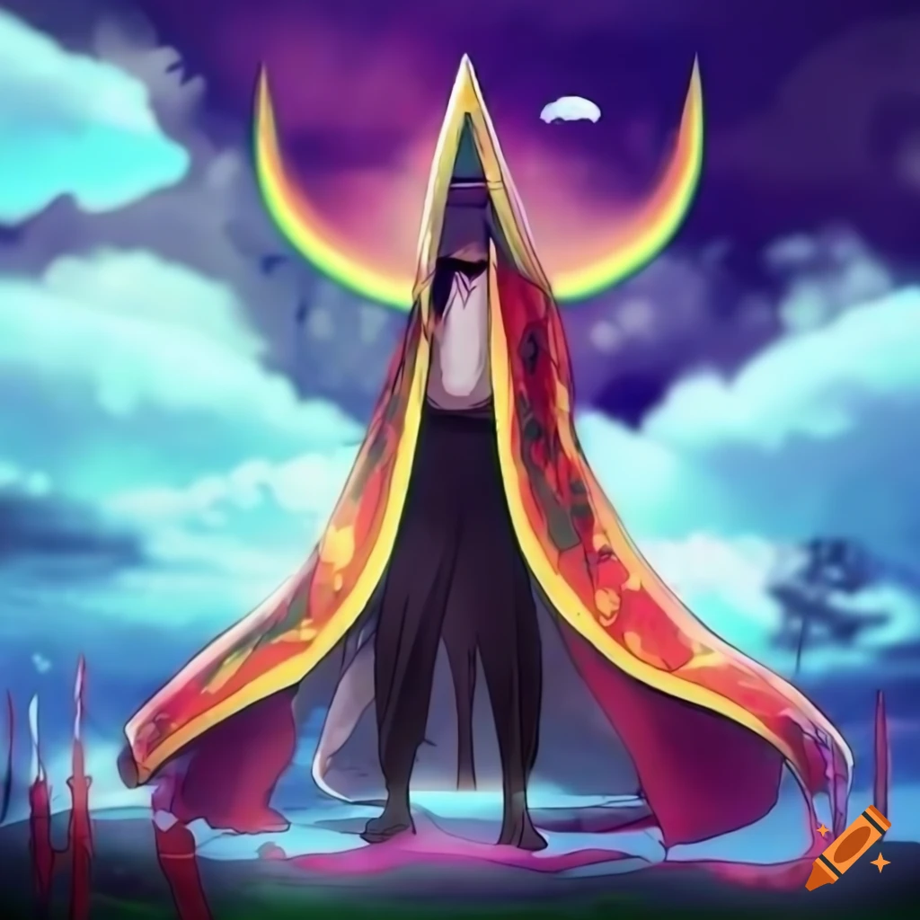 Anime-style depiction of a zanpakuto spirit summoning cloud warriors in ...