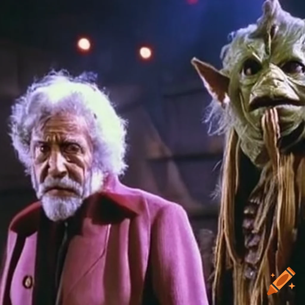 1980s Doctor Who scene with references to The Dark Crystal and ...