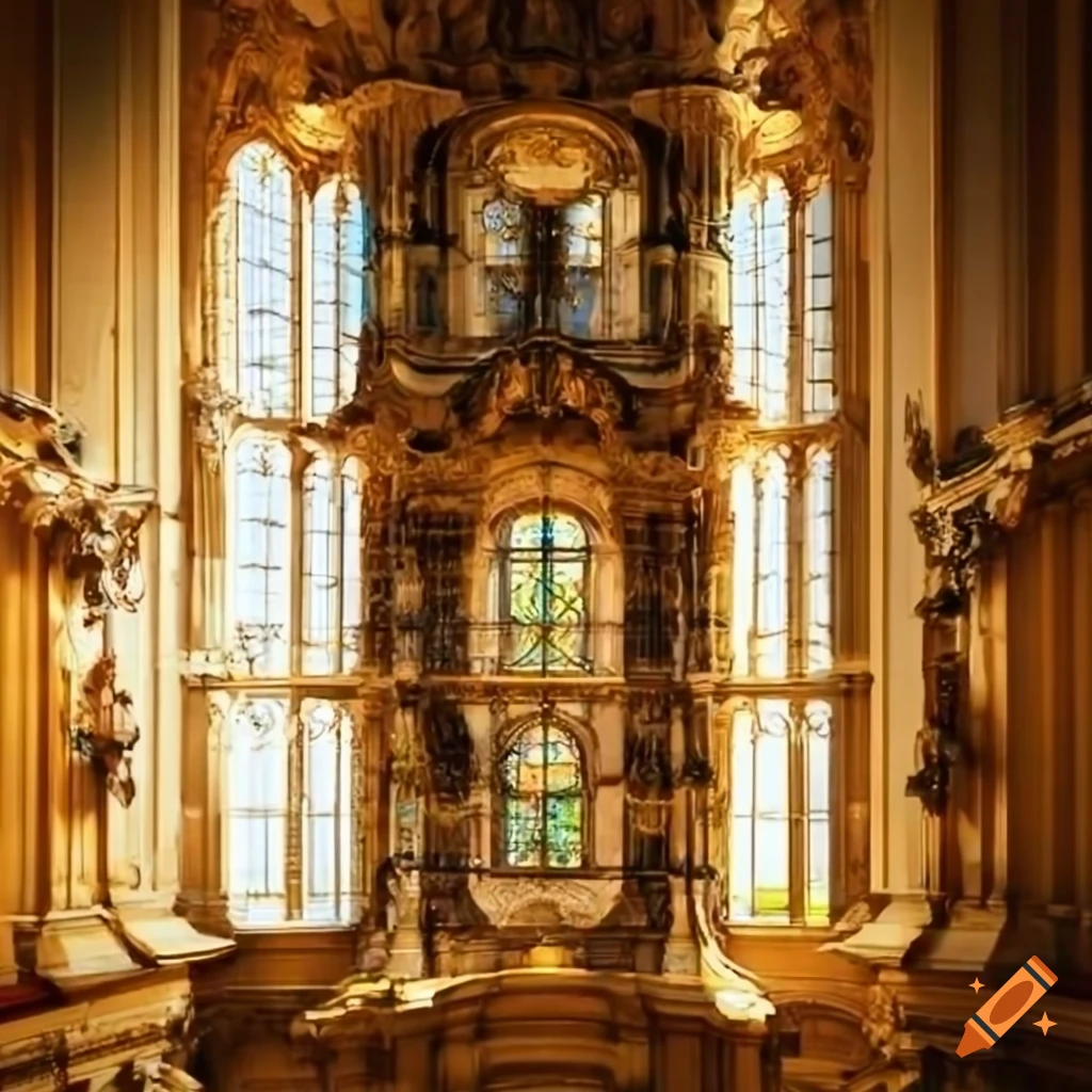 Dresden palace window on Craiyon