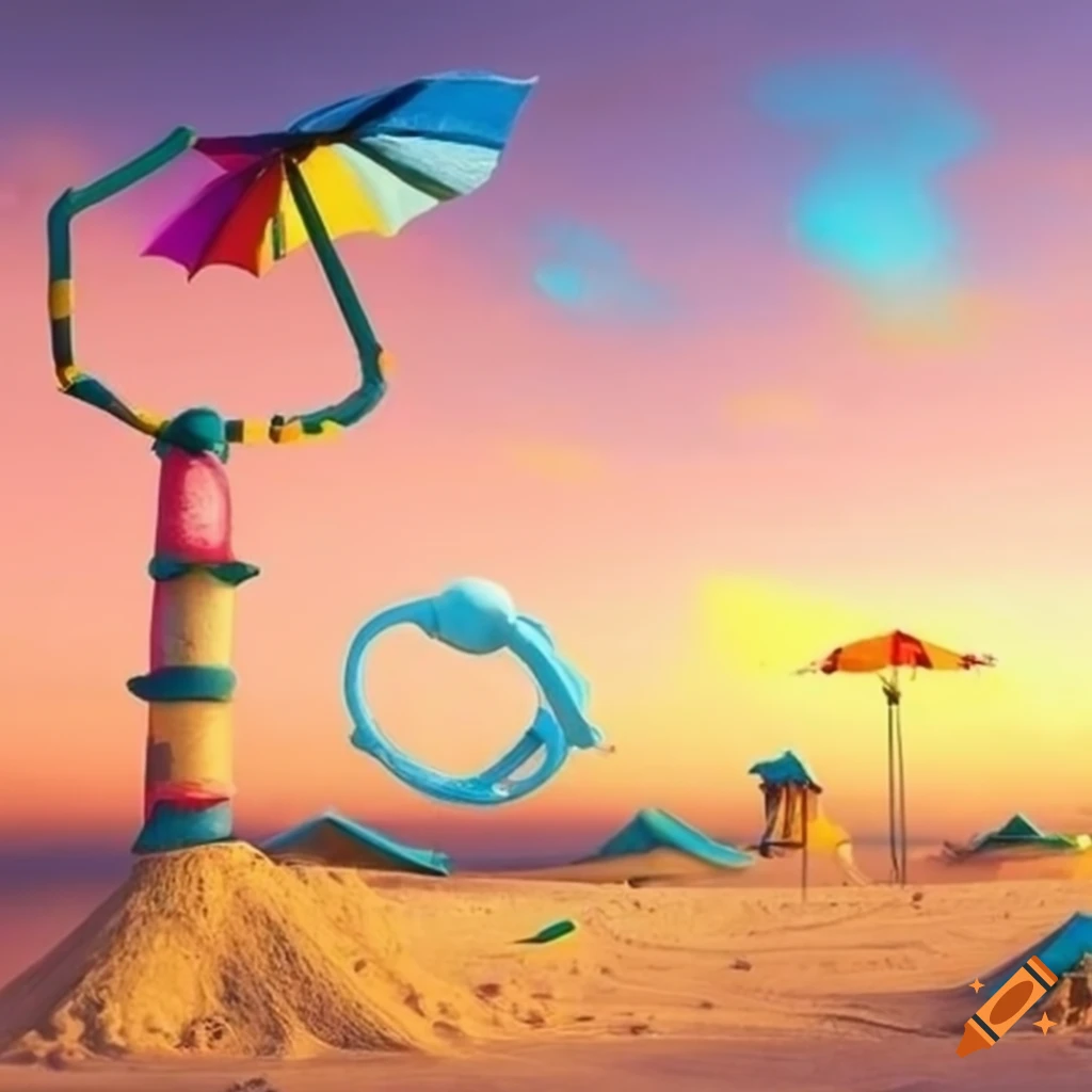Colorful And Surreal Playground On Craiyon