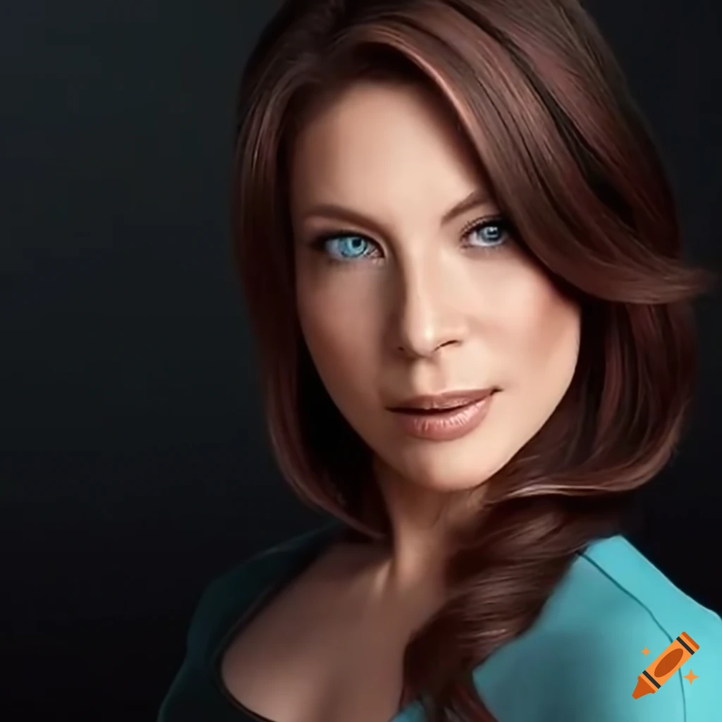 Darya folsom, kron4 news anchor on Craiyon