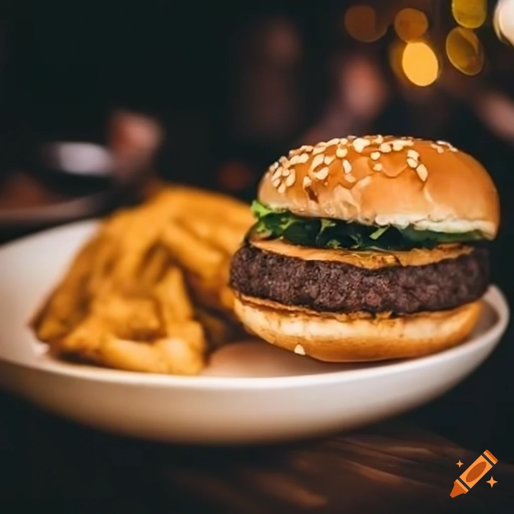 Delicious persian burger