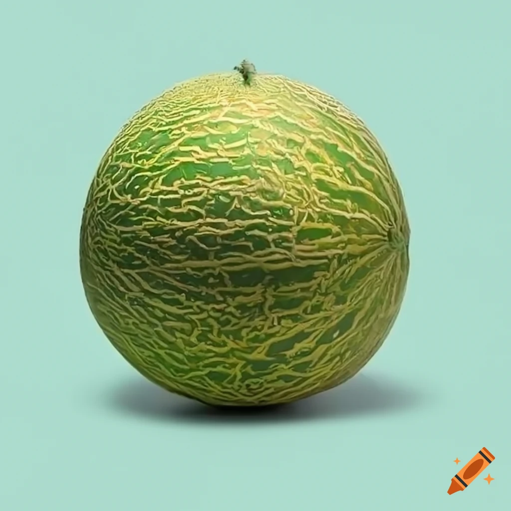 Realistic photo of a melon on Craiyon
