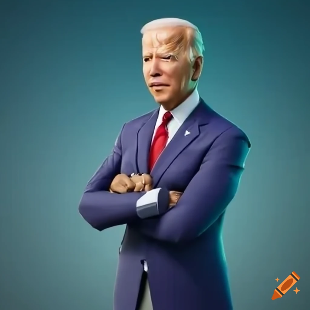 Joe biden and donald trump characters in fortnite on Craiyon
