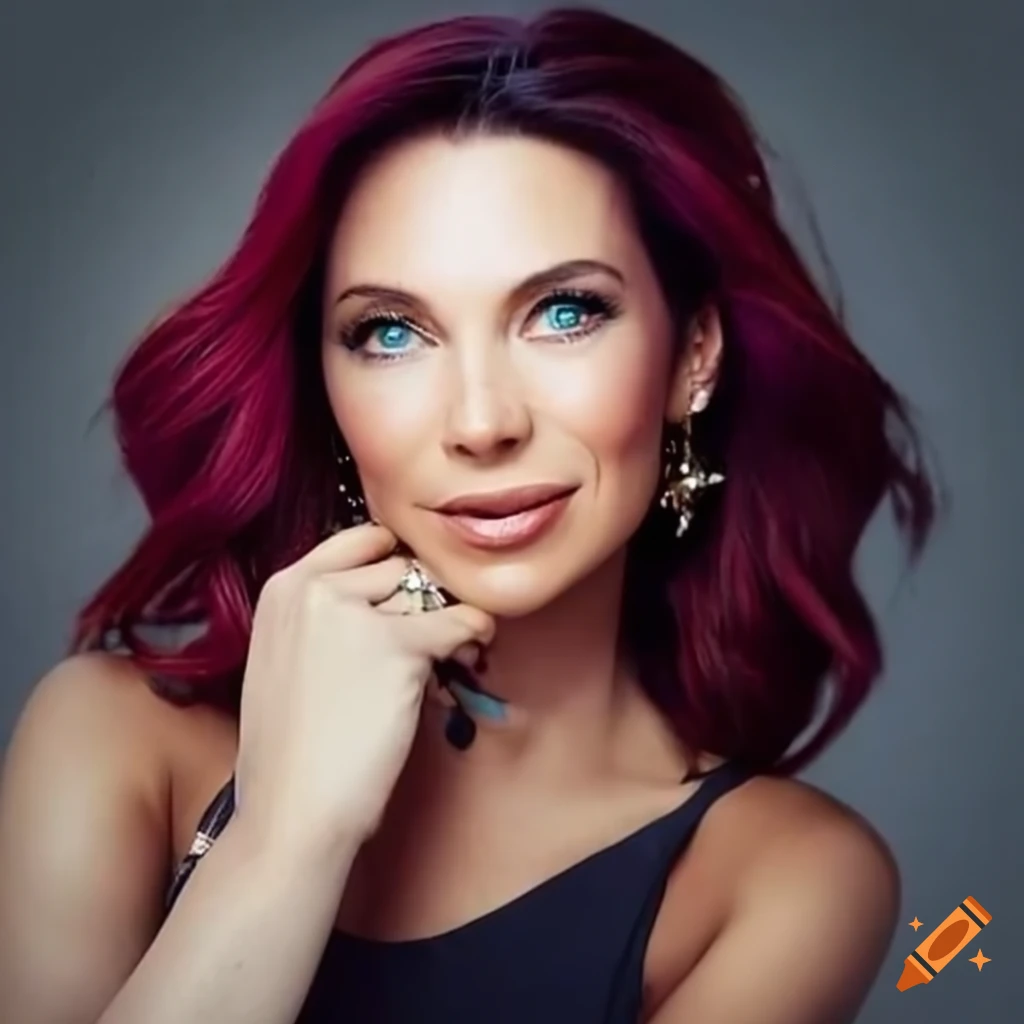 Photo of Darya Folsom, KRON4 news anchor on Craiyon