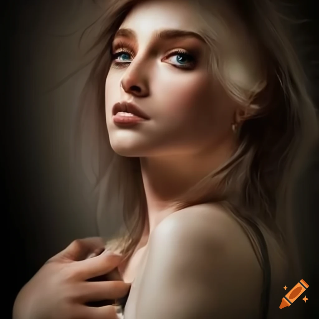 Realistic street portrait taken with front camera