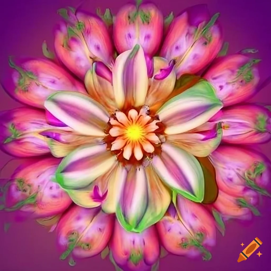 Space reptilian humanoids and colorful flowers ambience on Craiyon