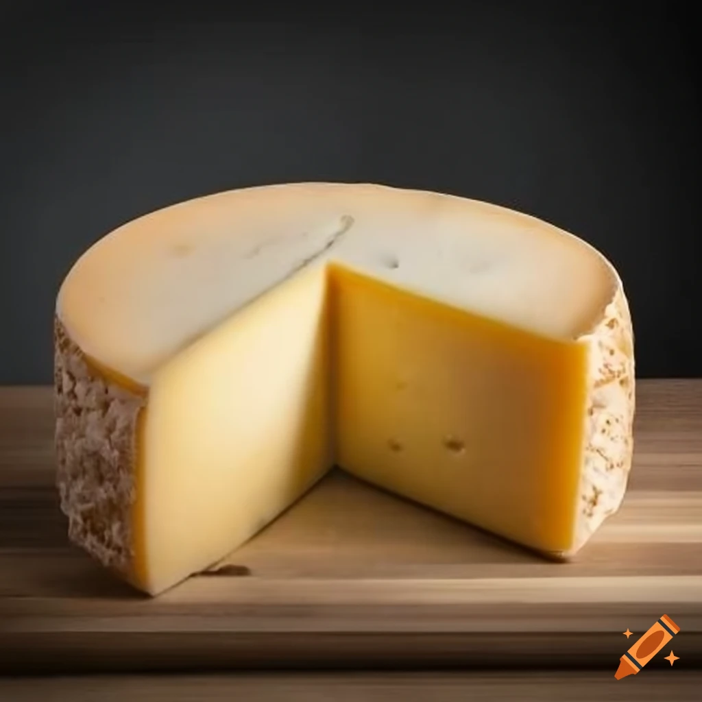 Realistic image of cheese product