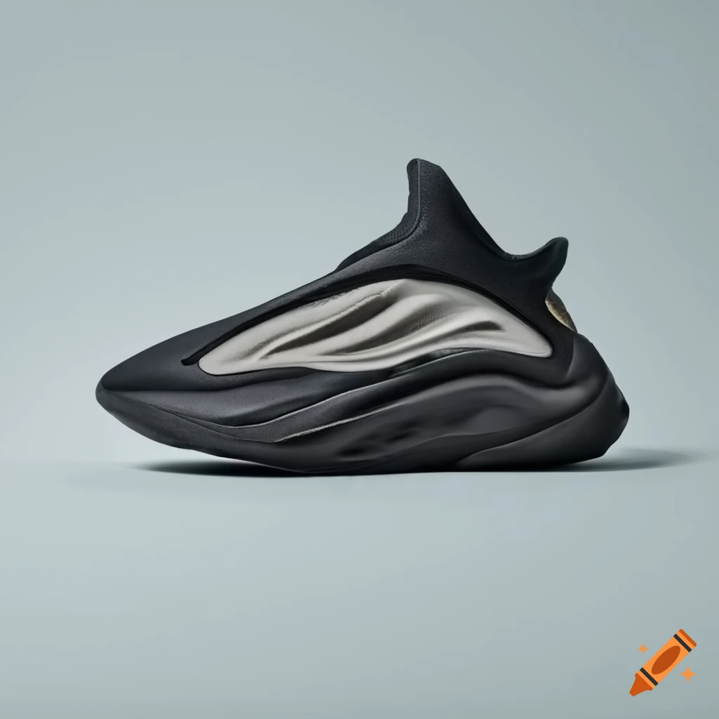 Futuristic alien spaceship slip-on shoes on Craiyon