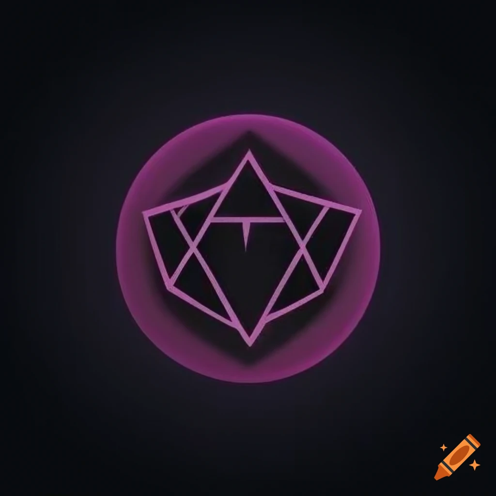 Logo of an inverted triangle with an x inside on Craiyon