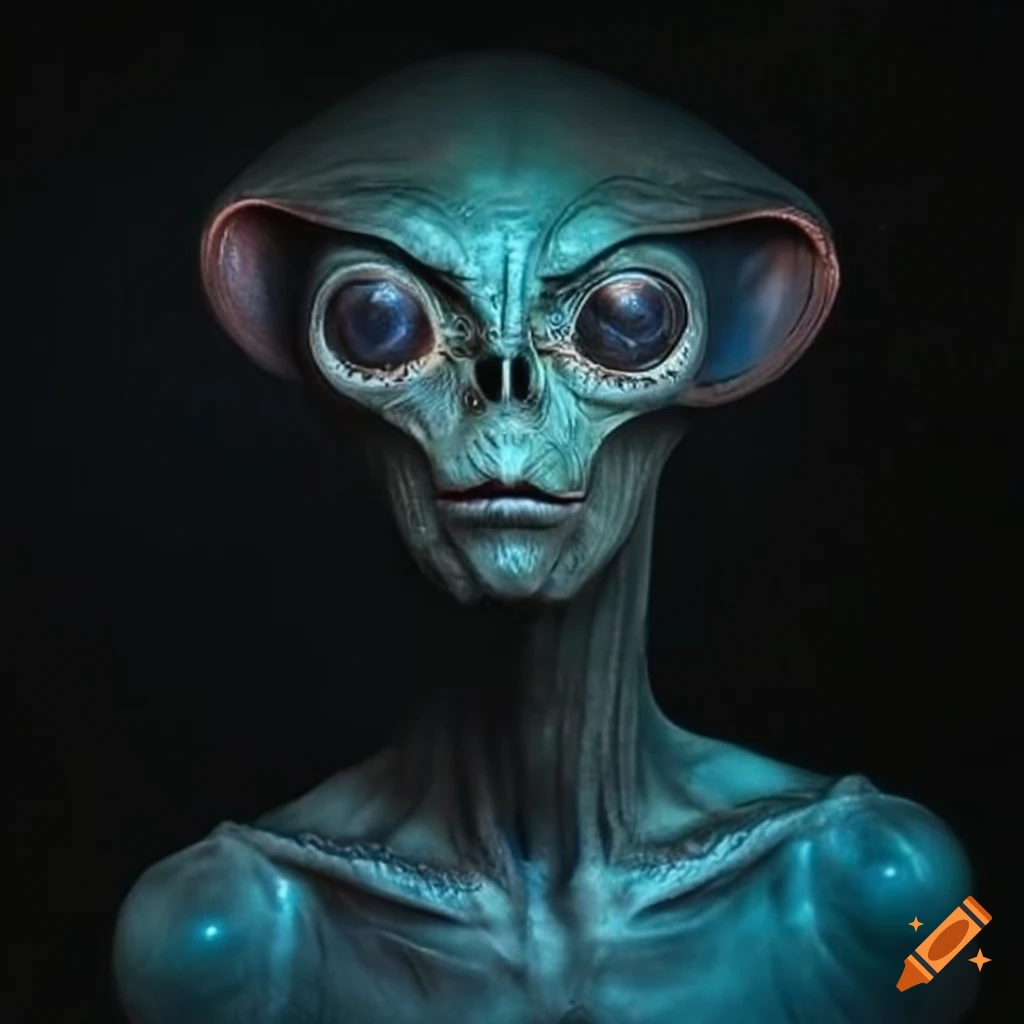 Alien creature on Craiyon