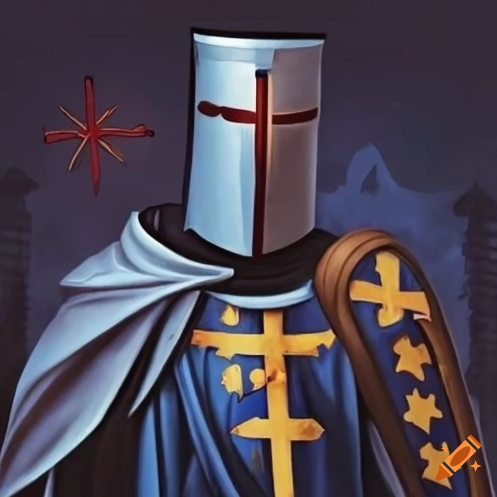 Catholic crusader on Craiyon