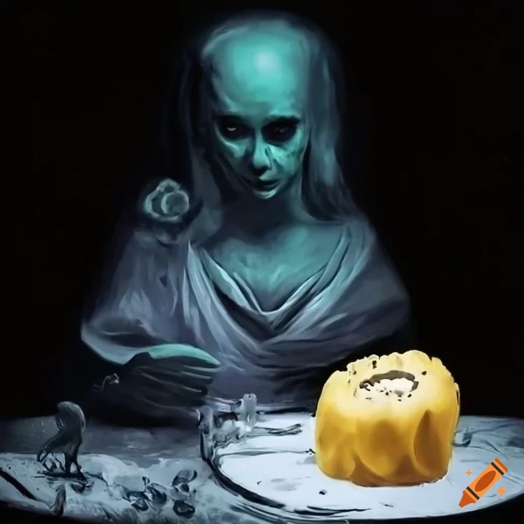 Abstract artwork of devouring on Craiyon