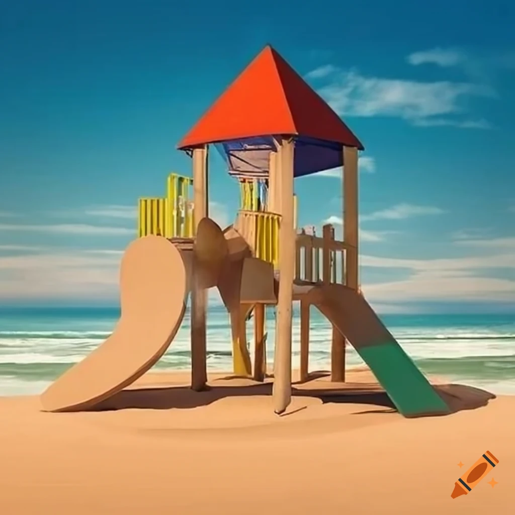 Atlantic city playground on Craiyon