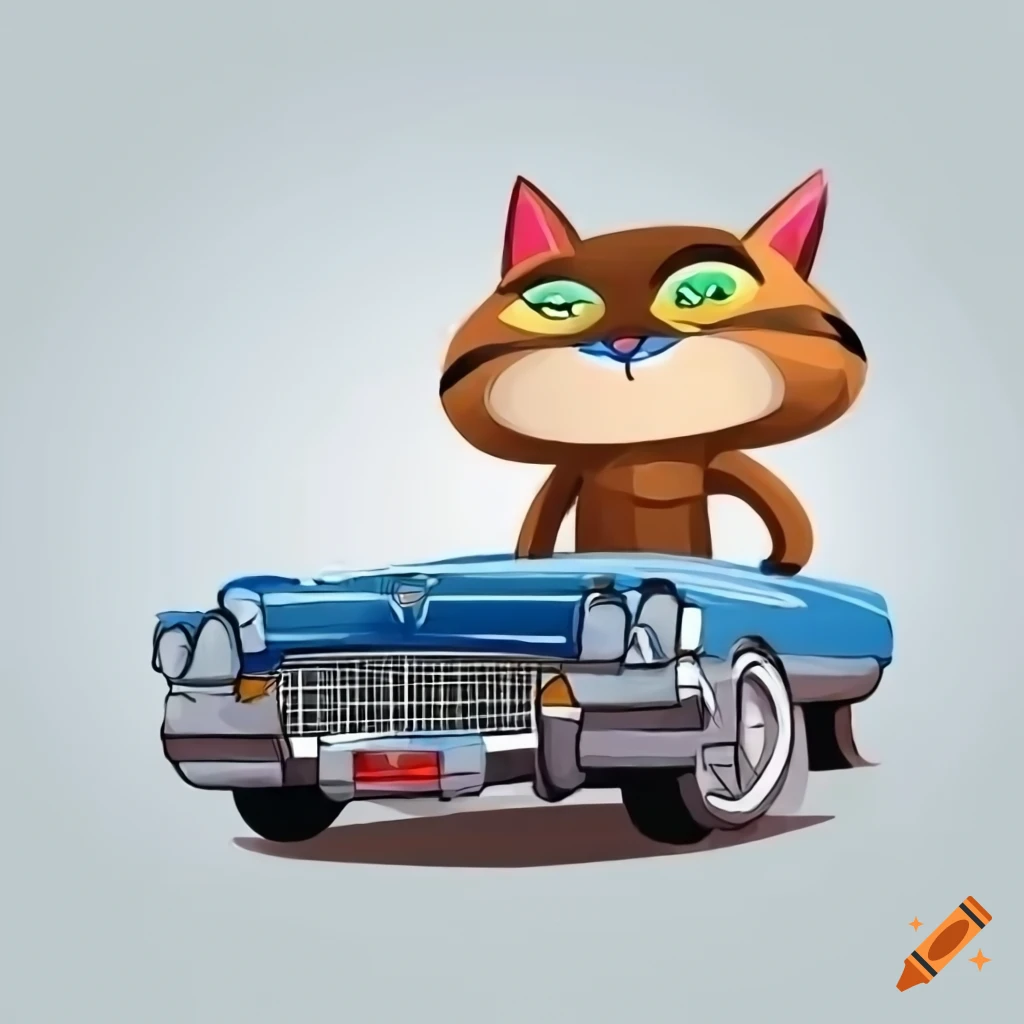 Cool Cartoon Cadillac