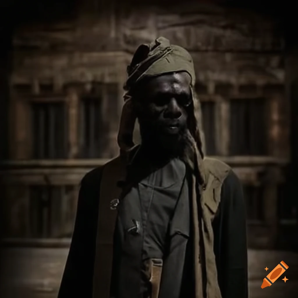 Symbolic representation of black power movement on Craiyon