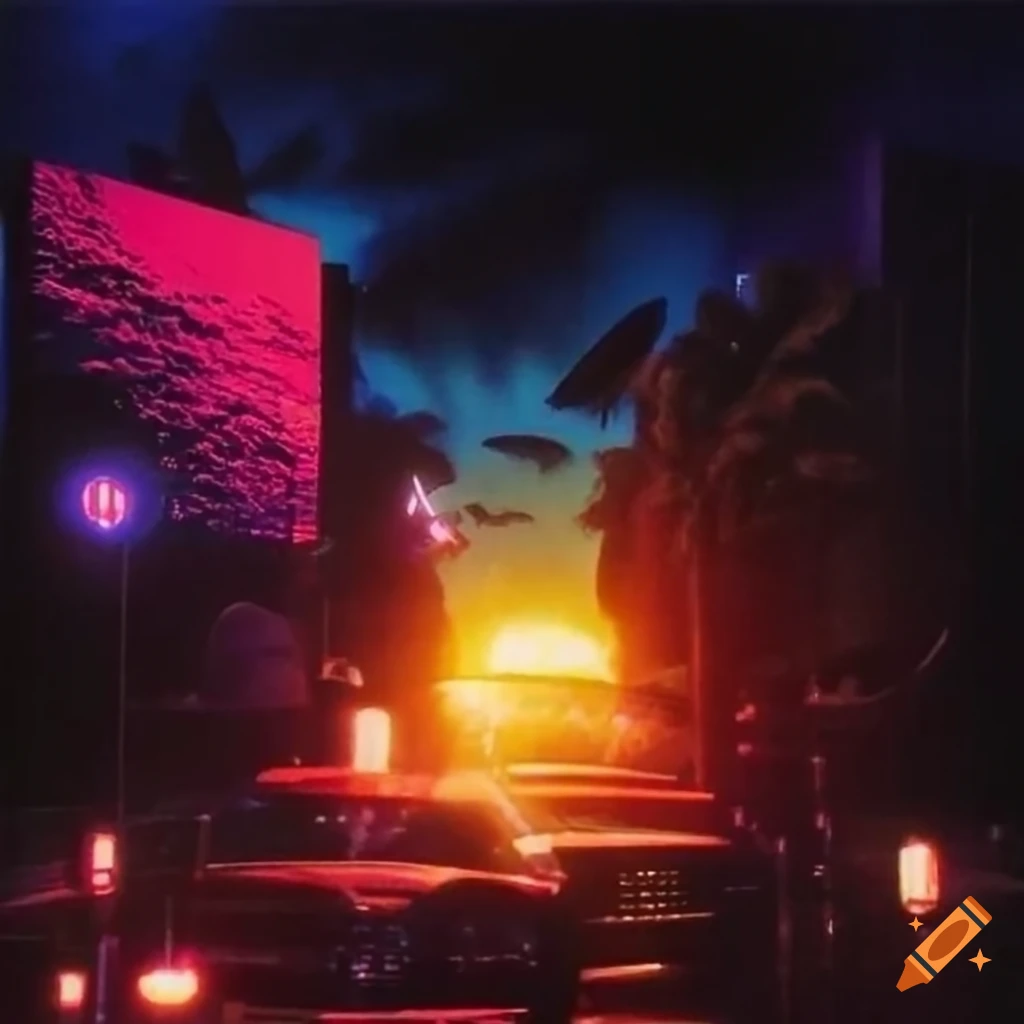 Collage of 1990s pop culture references on Craiyon